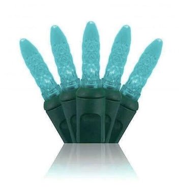 M5 100L Full Wave LED Teal Holiday Lights — The LED Warehouse