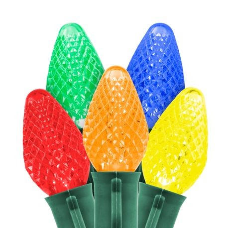 C7 LED 25L 8 Inch Spacing Strand Multi — The LED Warehouse