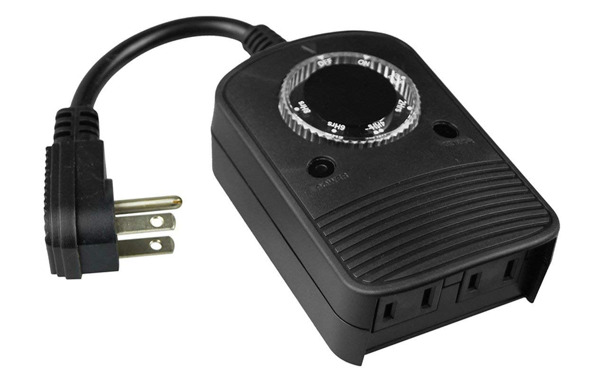 Photo Cell Timer - 2 outlets — the-led-warehouse-llc