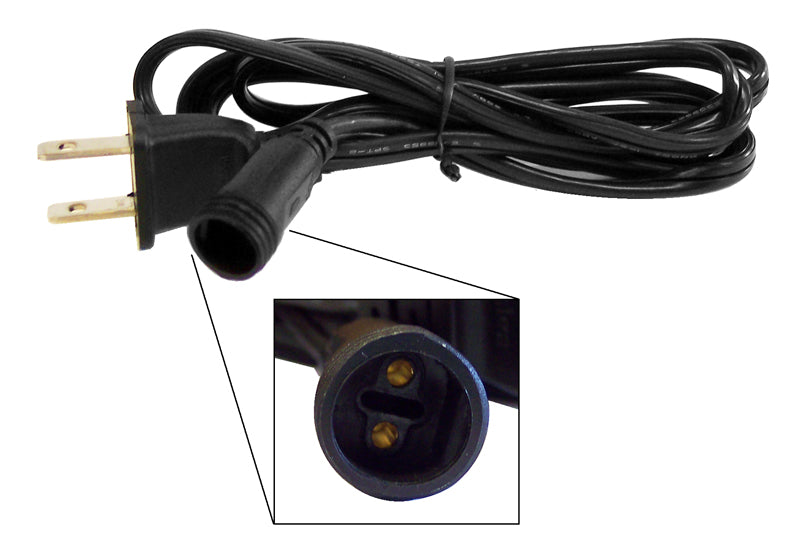 Two-Pin Plug and Female Lead Wire Power Cord for Minleon Light Tubes ...